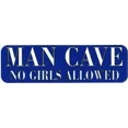 DOPASTICKER Man Cave No Girls Stickers Car Sticker Phone Sticker, Latop ...