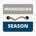 DOPASTICKER Manasquan Beach Badge Sticker, Phone Sticker Car Stickers ...