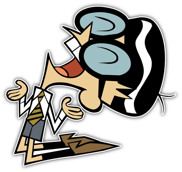 DOPASTICKER Mandark Dexters Laboratory Cartoon Sticker Decal Phone ...