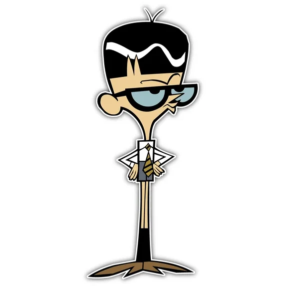DOPASTICKER Mandark Dexters Laboratory Cartoon Sticker Decal Phone ...