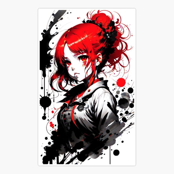 DOPASTICKER Manga Character Sticker, Phone Sticker Car Stickers ...