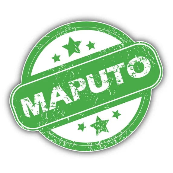 DOPASTICKER Maputo Rubber Travel Sticker Decal Phone Decal Water Bottle Stickers, Cars Stickers ...