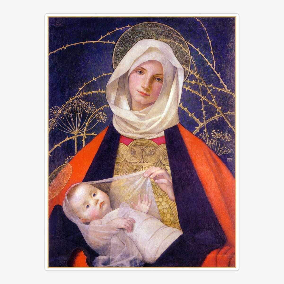 DOPASTICKER Marianne Stokes. Mother And Child. Sticker, Phone Sticker ...