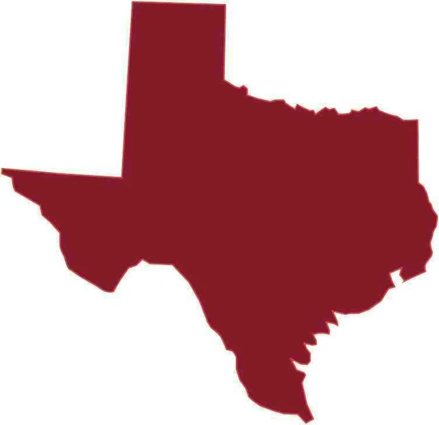 DOPASTICKER Maroon Texas Sticker Phone Sticker, Latop Sticker, Lover ...