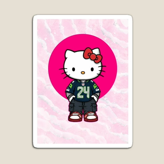 DOPASTICKER Marshawn Kitty (With Background) Decorative Laptop, Phone ...