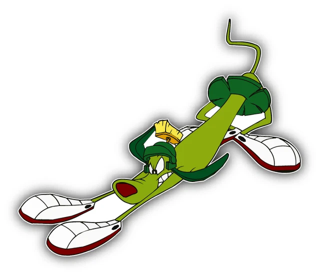 DOPASTICKER Marvin The Martian K9 Dog Cartoon Car Sticker Decal Phone ...