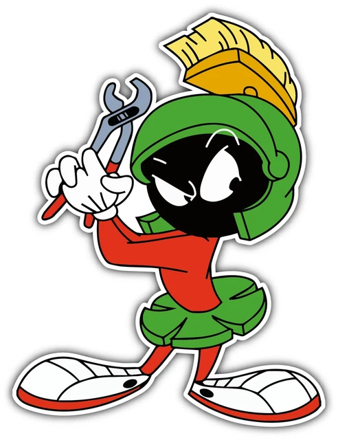 DOPASTICKER Marvin The Martian Kids Cartoon Car Window Sticker Decal ...