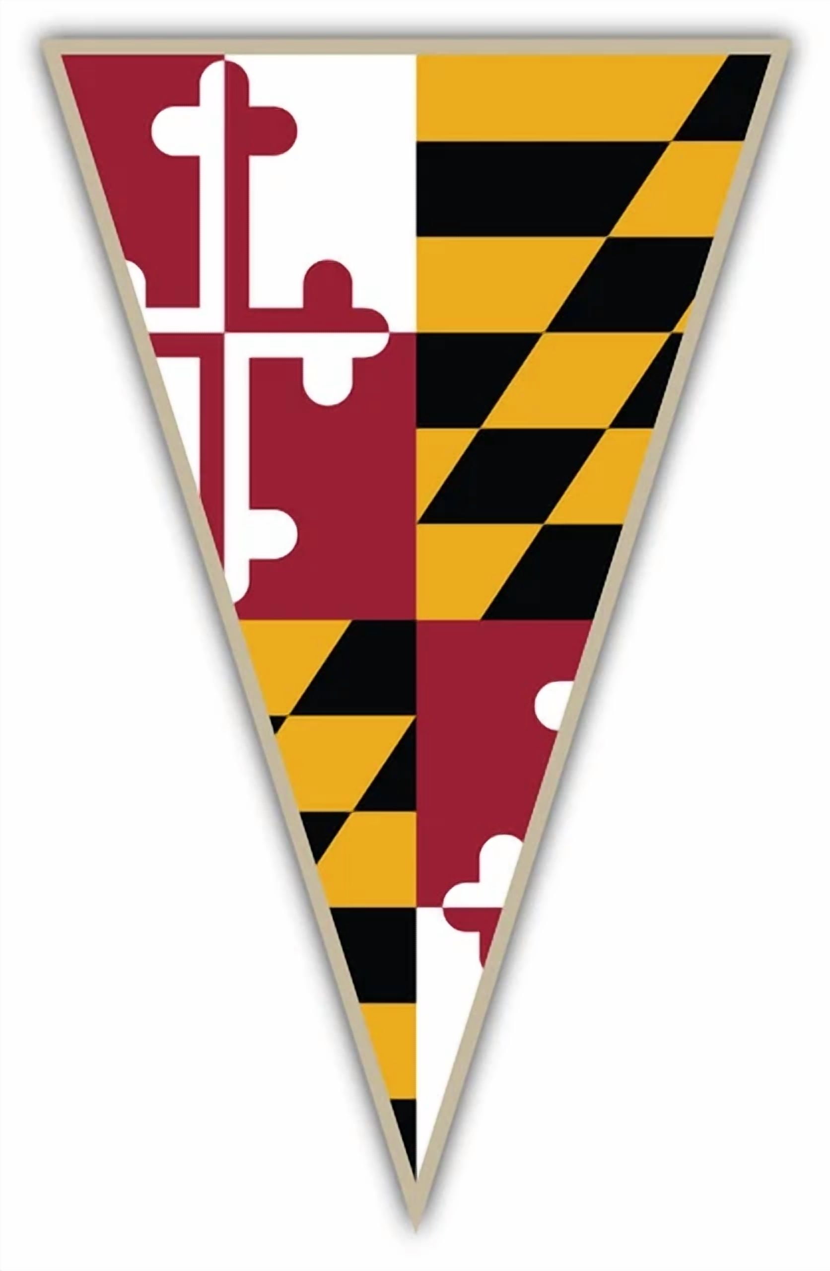 DOPASTICKER Maryland Usa State Flag Car Sticker Decal Phone Decal Water ...