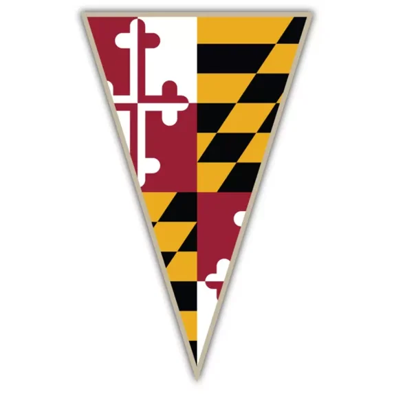 DOPASTICKER Maryland Usa State Flag Car Sticker Phone Decal Water ...