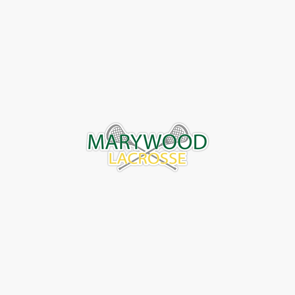 DOPASTICKER Marywood Lacrosse Sticker, Phone Sticker Water Bottle ...