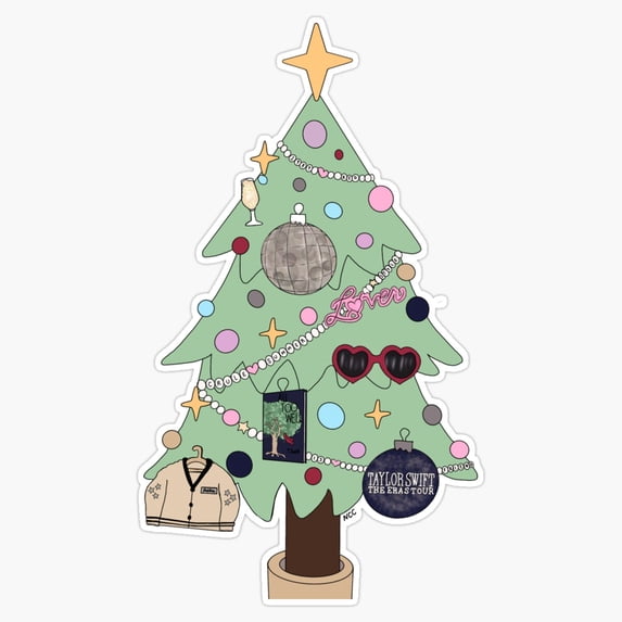 DOPASTICKER Mas Tree Sticker, Phone Sticker Car Stickers, Birthday Gift ...