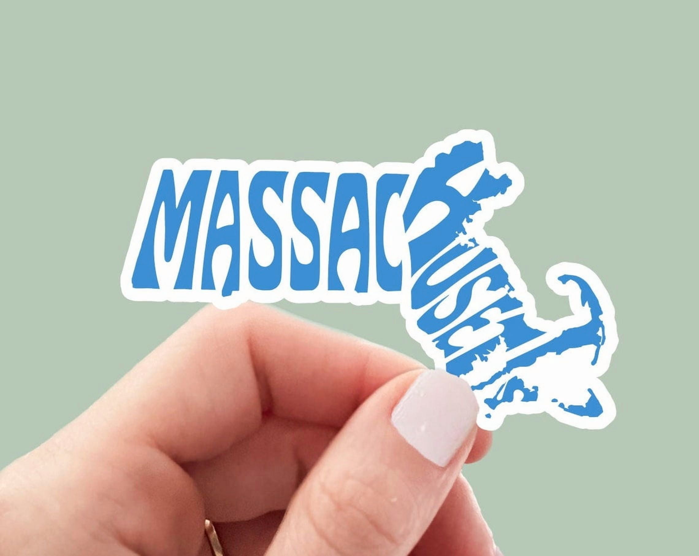 DOPASTICKER Massachusetts State Sticker, Massachusetts Sticker, State ...
