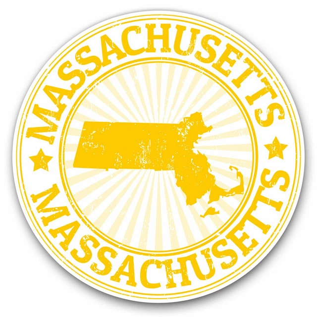 DOPASTICKER Massachusetts United States America Cool Gift Decorative ...