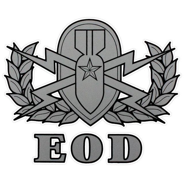 DOPASTICKER Master Eod Clear Sticker Military Soldier Decal Phone Decal ...
