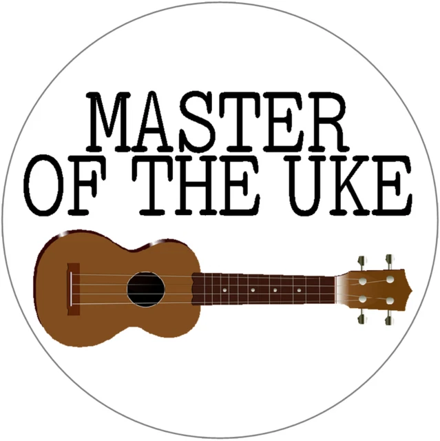 DOPASTICKER Master Of The Uke, Ukulele Music Sticker Phone Decal Water ...