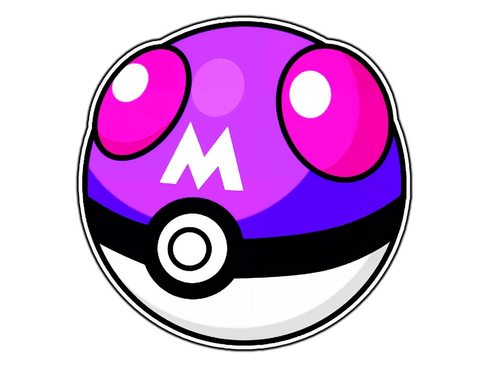 DOPASTICKER Master Poke Ball Sticker Decal Phone Decal Water Bottle Stickers, Cars Stickers ...