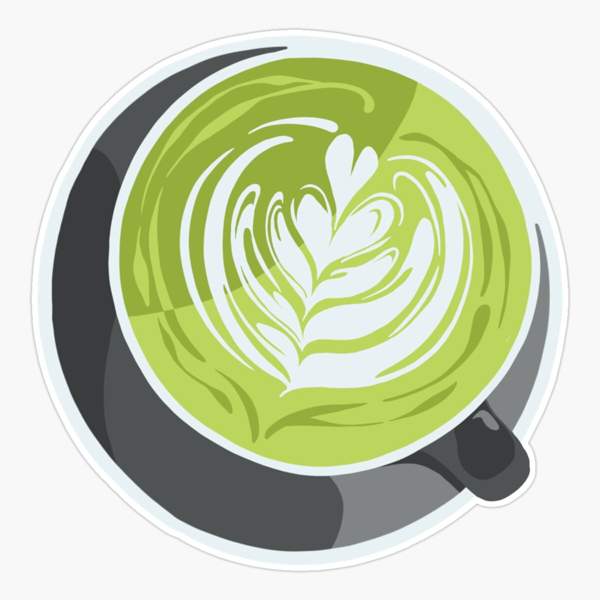 DOPASTICKER Matcha Rosetta Sticker, Phone Sticker Water Bottle Sticker ...