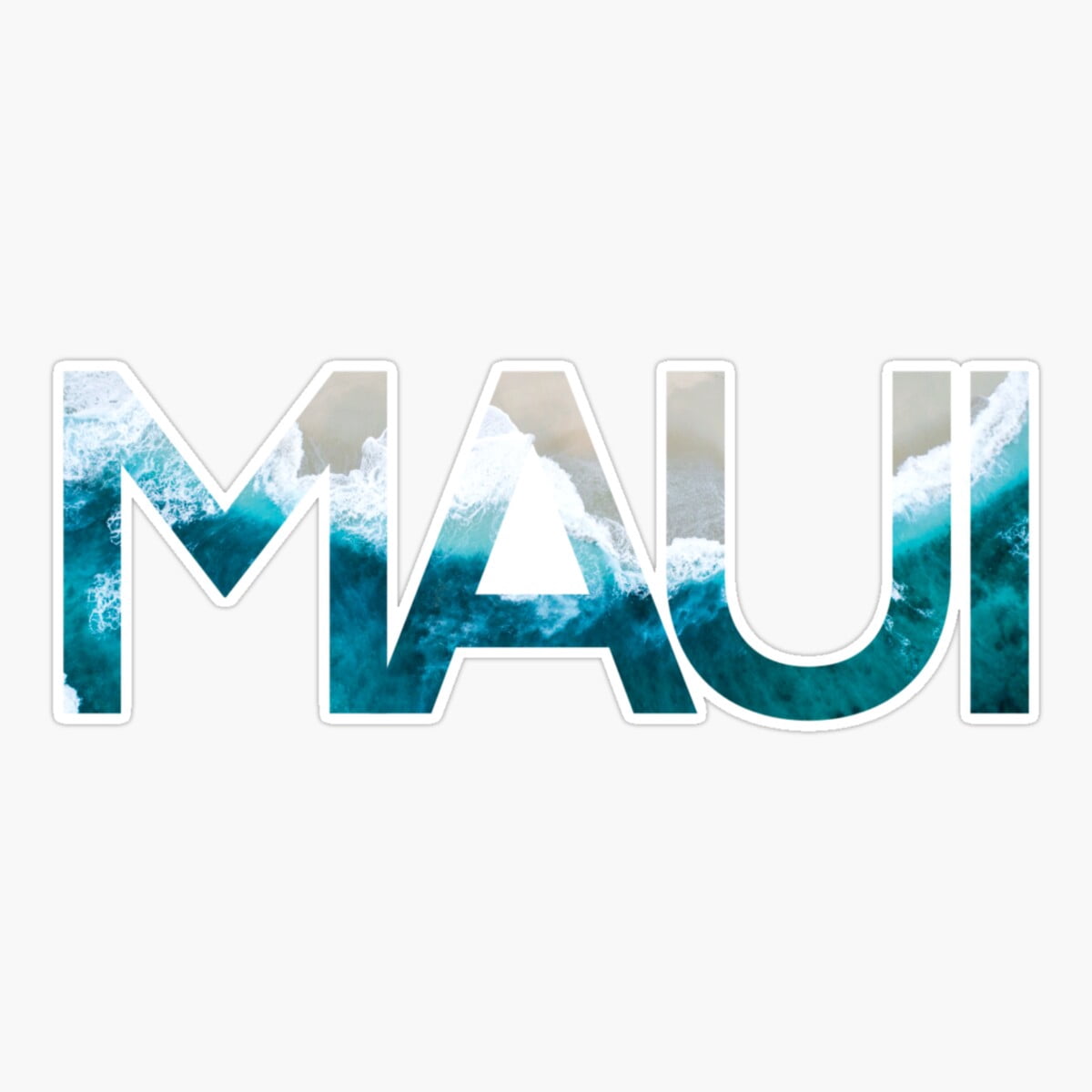 DOPASTICKER Maui Sticker, Phone Sticker Water Bottle Sticker Car ...