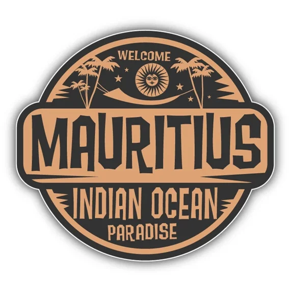 DOPASTICKER Mauritius Welcome Label Car Sticker Phone Decal Water ...