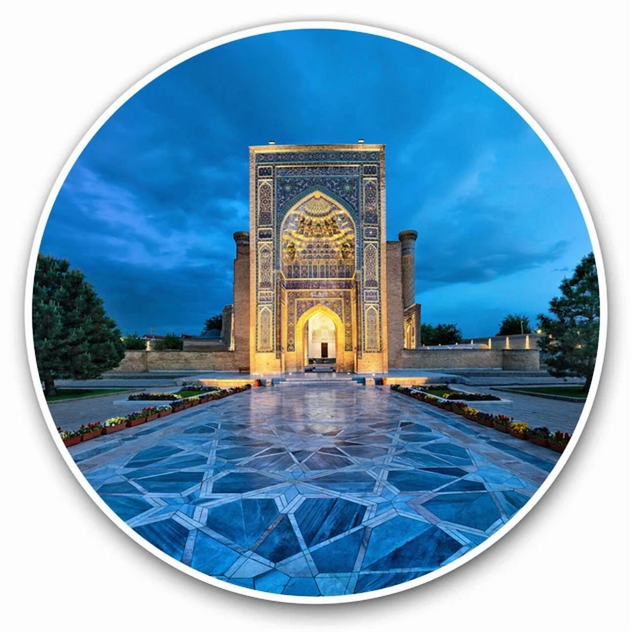 DOPASTICKER Mausoleum Gur-E-Amir Building Cool Gift Decorative Laptop ...