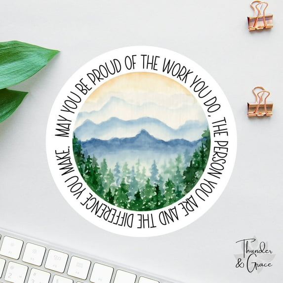 DOPASTICKER May You Be Proud Of The Work You Do Sticker, Social Worker ...