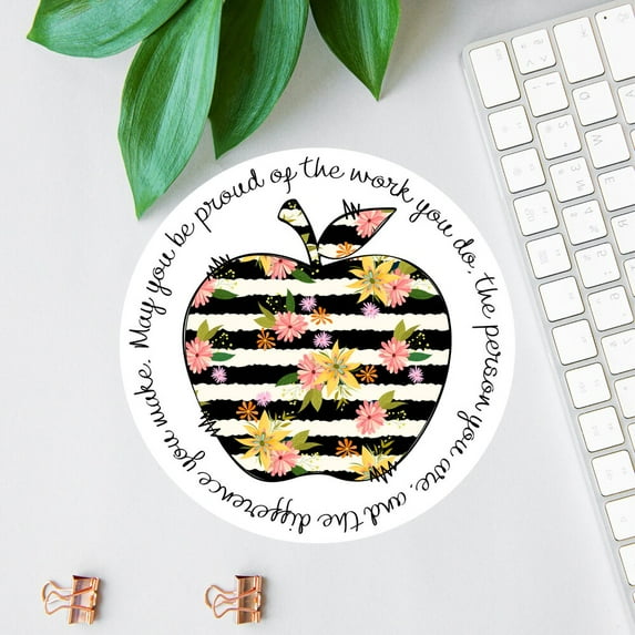 DOPASTICKER May You Be Proud Of The Work You Do Sticker, Teacher ...