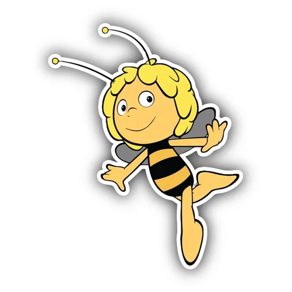 DOPASTICKER Maya The Bee Cartoon Sticker Decal Phone Decal Water Bottle ...