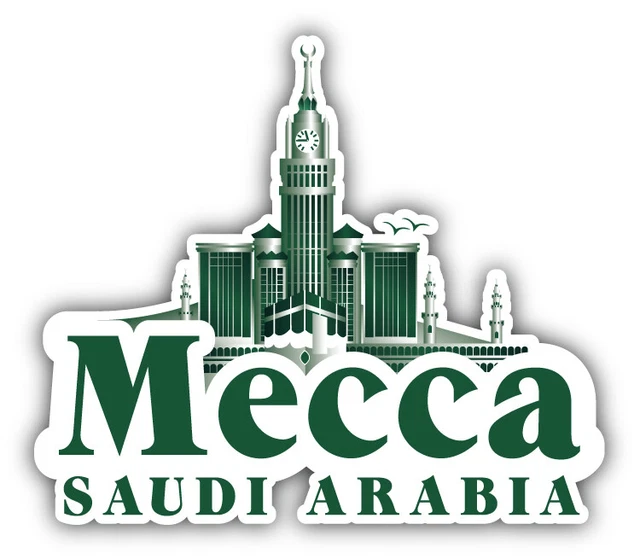 DOPASTICKER Mecca Saudi Arabia Travel Sticker Decal Phone Decal Water ...