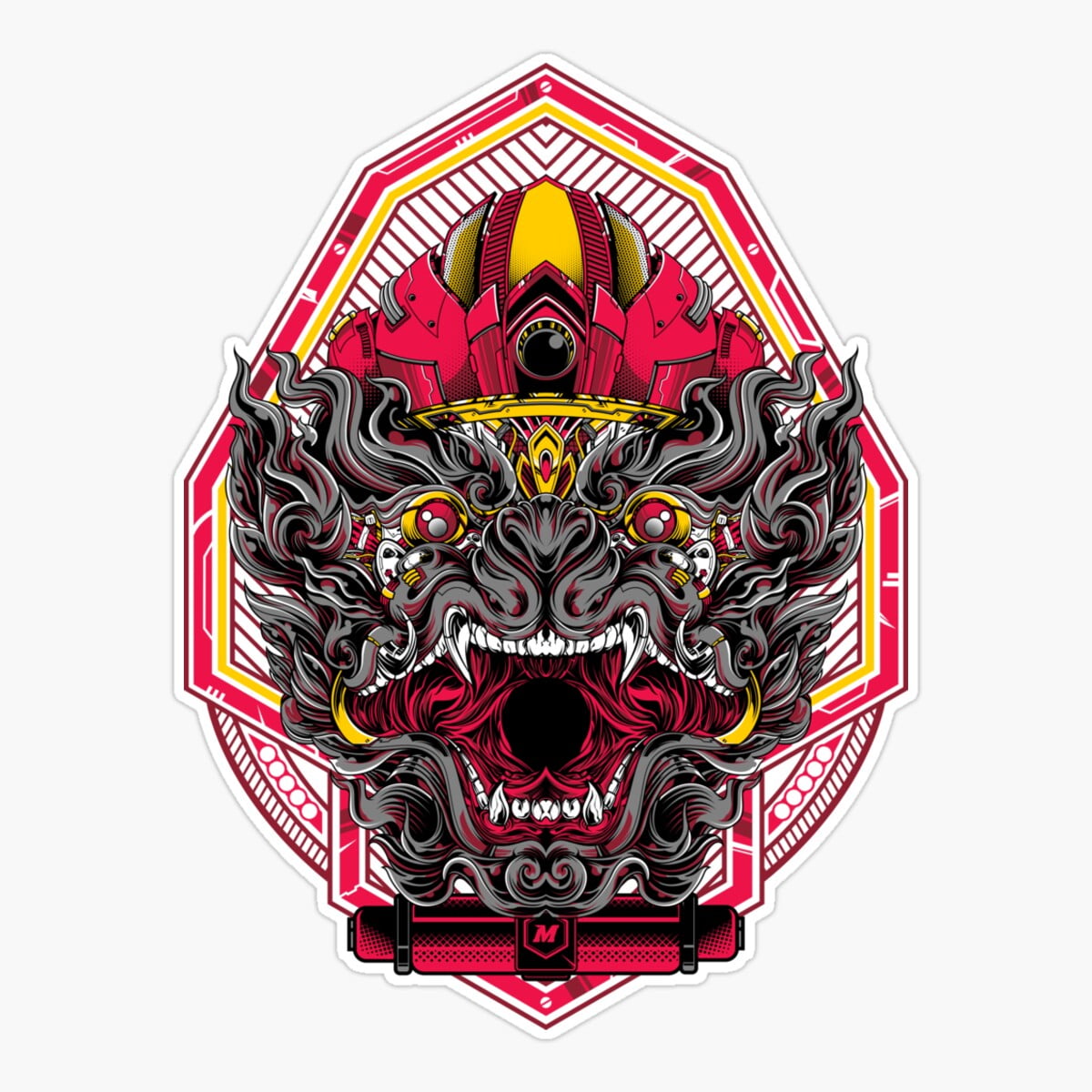 DOPASTICKER Mecha Culture Sticker, Phone Sticker Car Stickers, Birthday ...