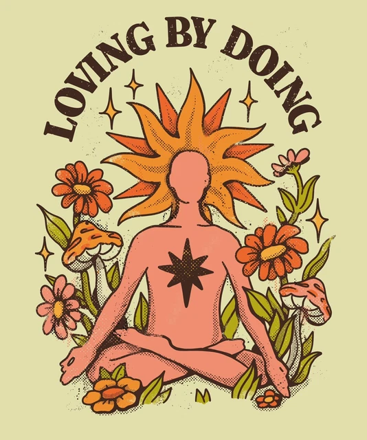 DOPASTICKER Mediation Sticker Loving Affirmation Woman Strong Zen Peace ...