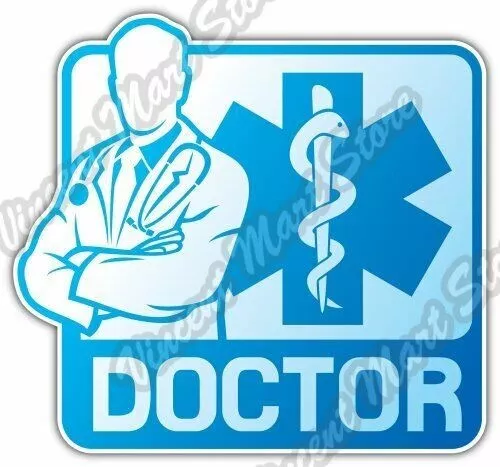 DOPASTICKER Medical Doctor Medicine Profession Car Window Sticker Decal ...