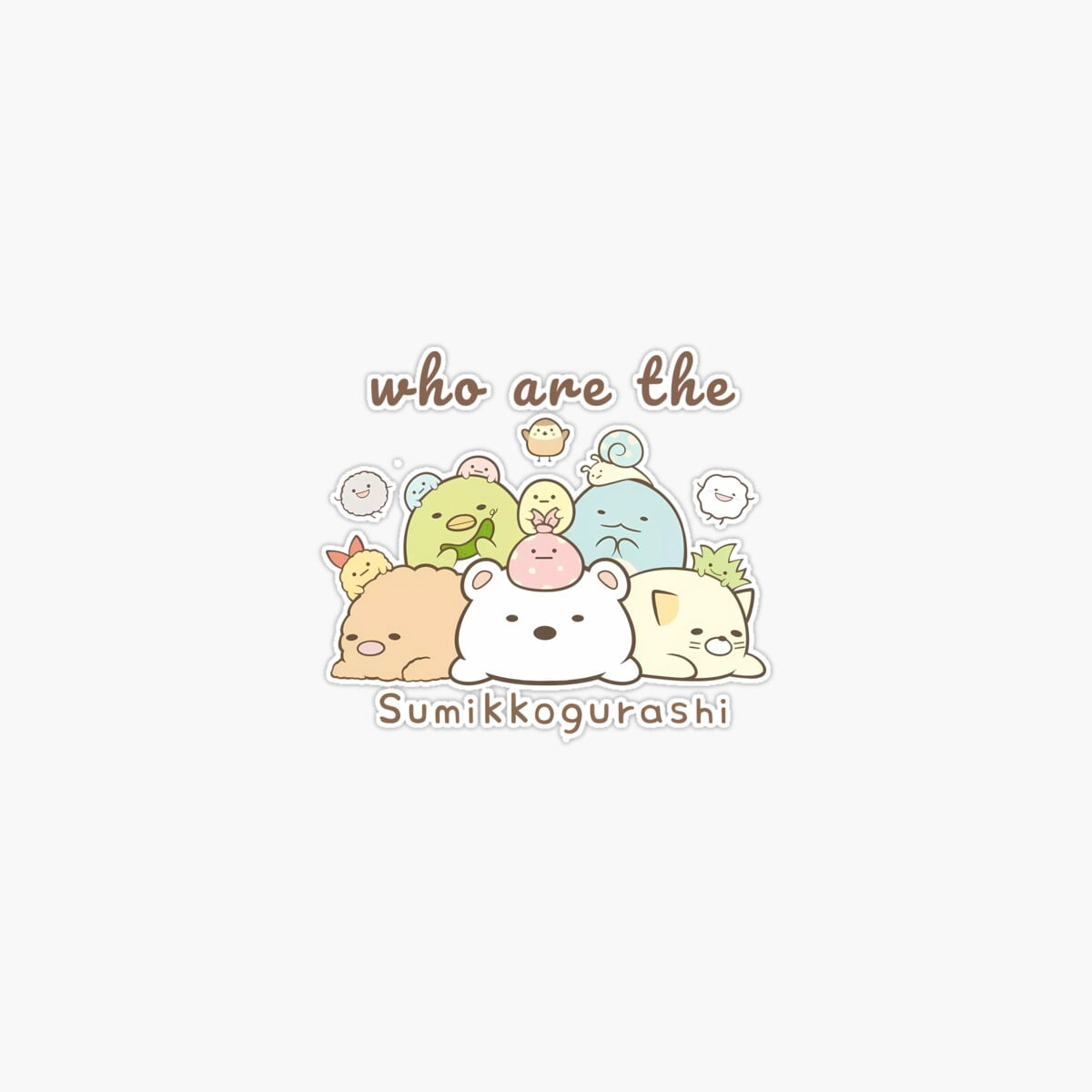 DOPASTICKER Meet The Sumikkogurashi Characters A Cute And Adorable ...