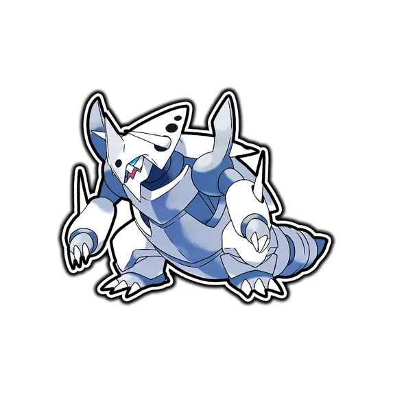 DOPASTICKER Mega Aggron Sticker Decal Phone Decal Water Bottle Stickers ...