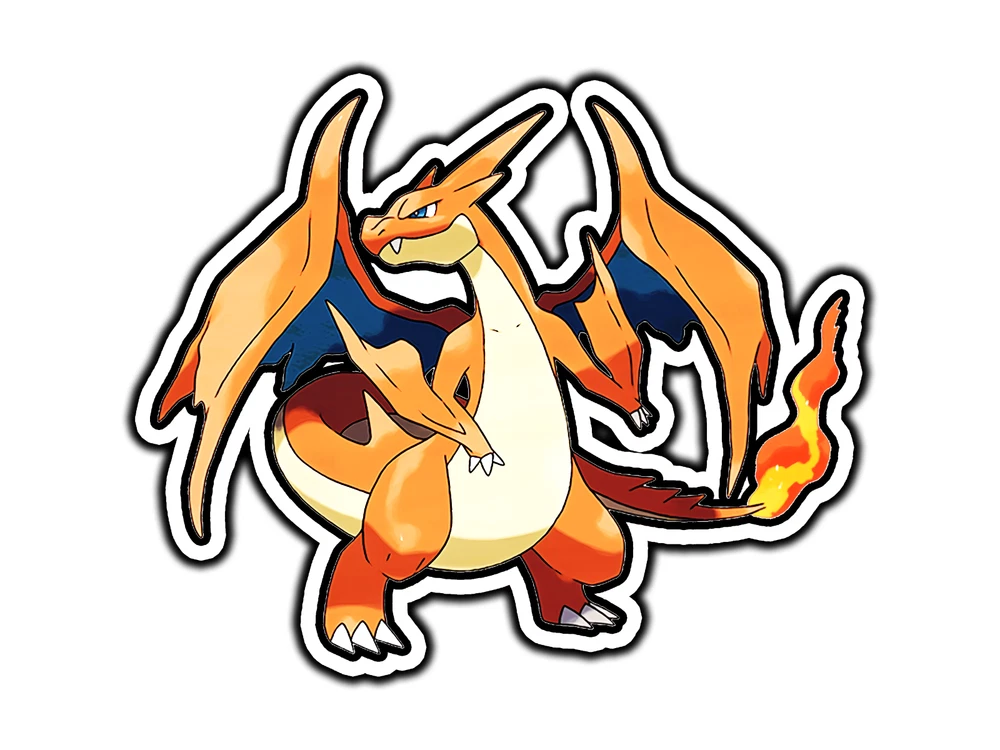 DOPASTICKER Mega Charizard Y Sticker Decal Phone Decal Water Bottle ...
