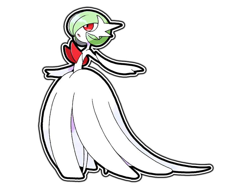DOPASTICKER Mega Gardevoir Sticker Decal Phone Decal Water Bottle ...