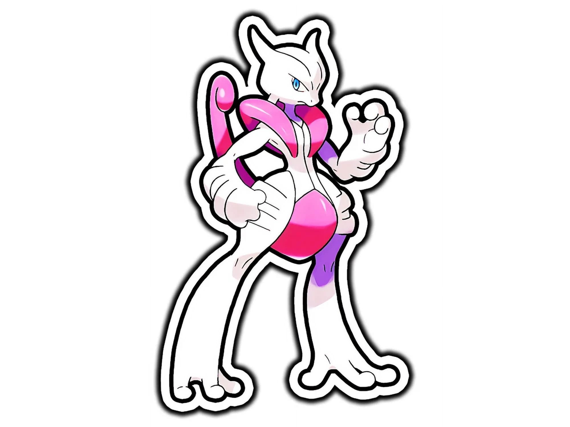 DOPASTICKER Mega Mewtwo X Sticker Decal Phone Decal Water Bottle ...
