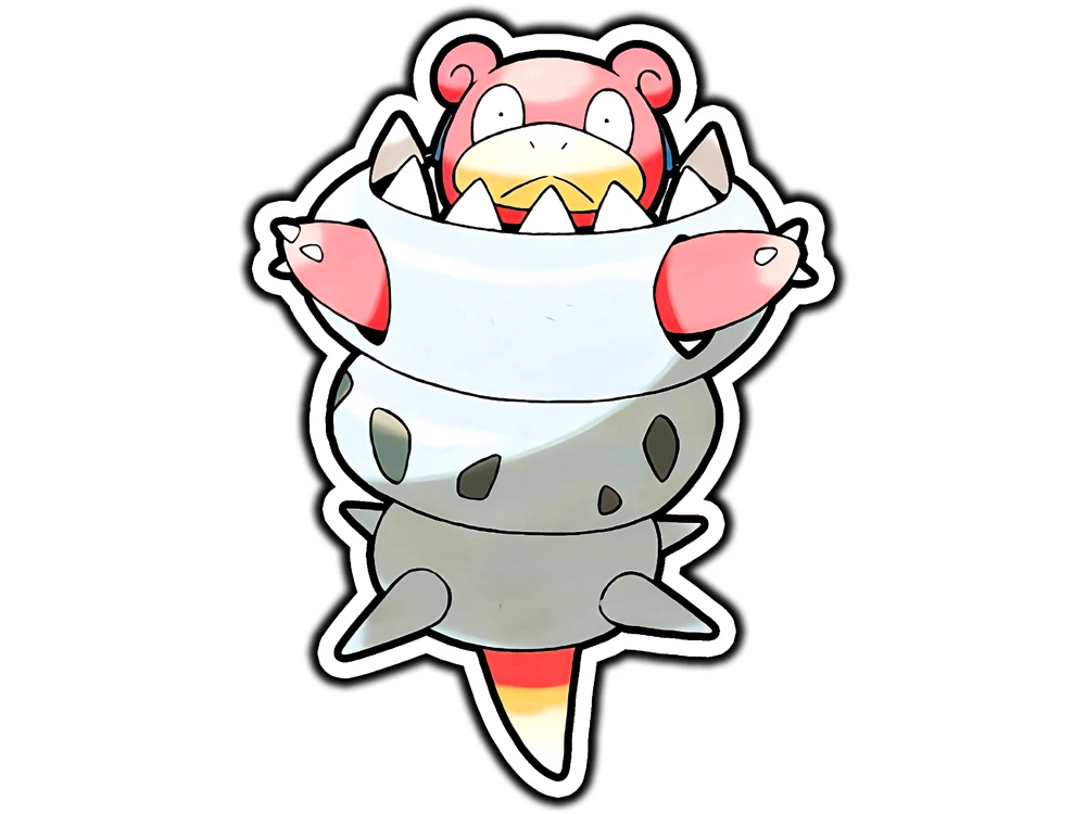 DOPASTICKER Mega Slowbro Sticker Decal Phone Decal Water Bottle ...