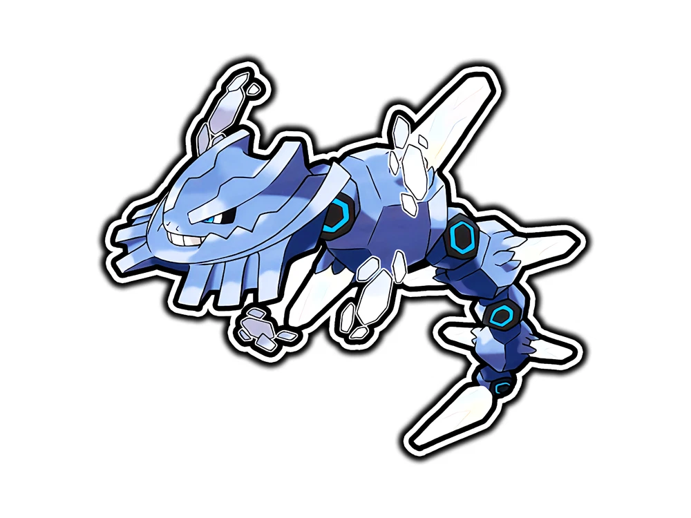 DOPASTICKER Mega Steelix Sticker Decal Phone Decal Water Bottle ...