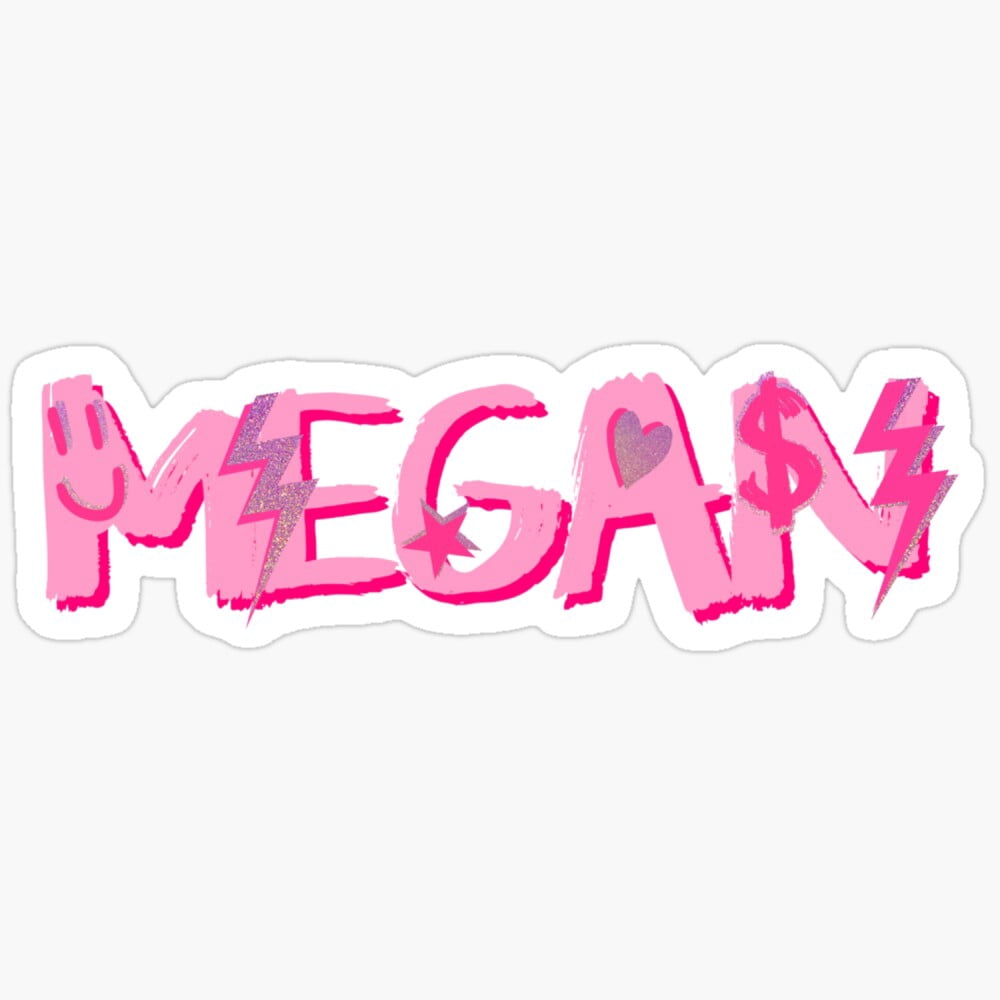 DOPASTICKER Megan Name - Perfect Birthday Gift Everyone Phone Decal ...
