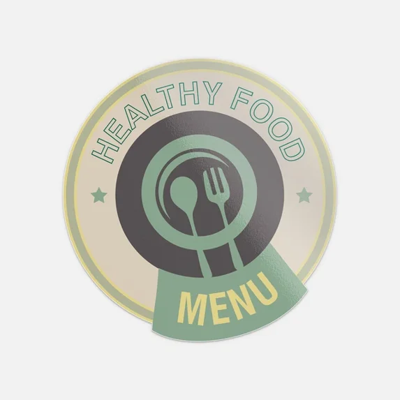 DOPASTICKER Menu Healthy Food Restaurant Label Sticker Phone Decal ...