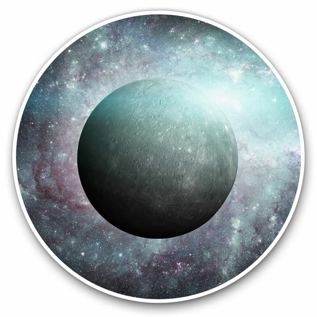 DOPASTICKER Mercury Planet Solar System Space Cool Gift Decorative ...