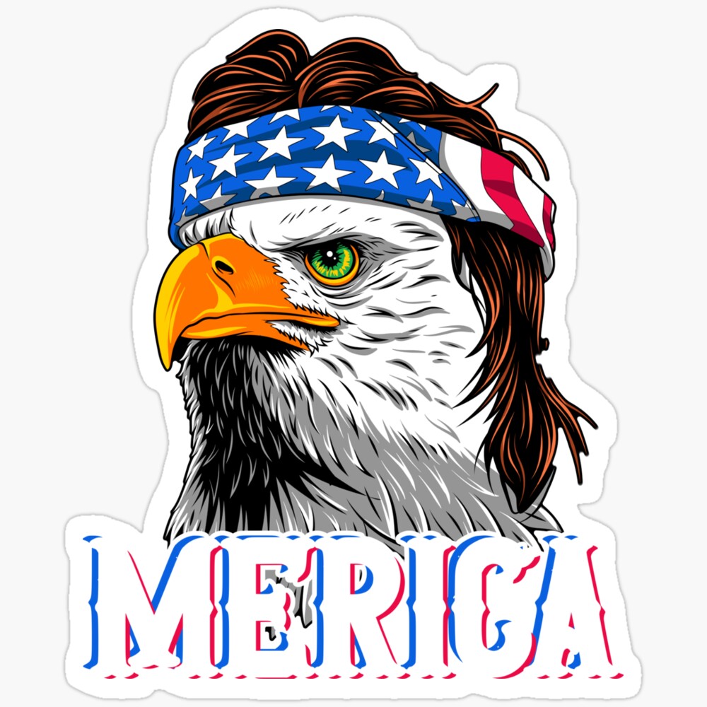 DOPASTICKER Merica Patriotic 4Th Of July Memorial Day Sticker Phone ...