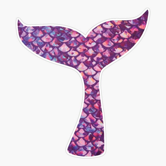 DOPASTICKER Mermaid Tail Ii Sticker, Phone Sticker Water Bottle Sticker ...