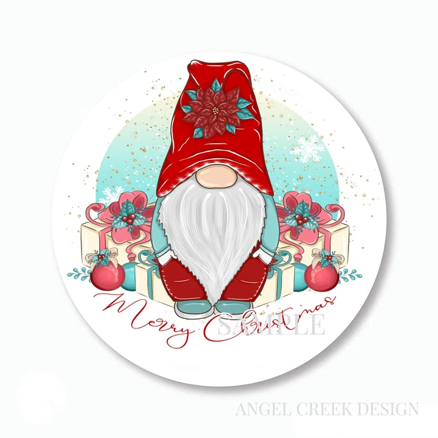 DOPASTICKER Merry Chri.Stm.As Gnome W/Gifts Scrapbook Stickers Holiday ...