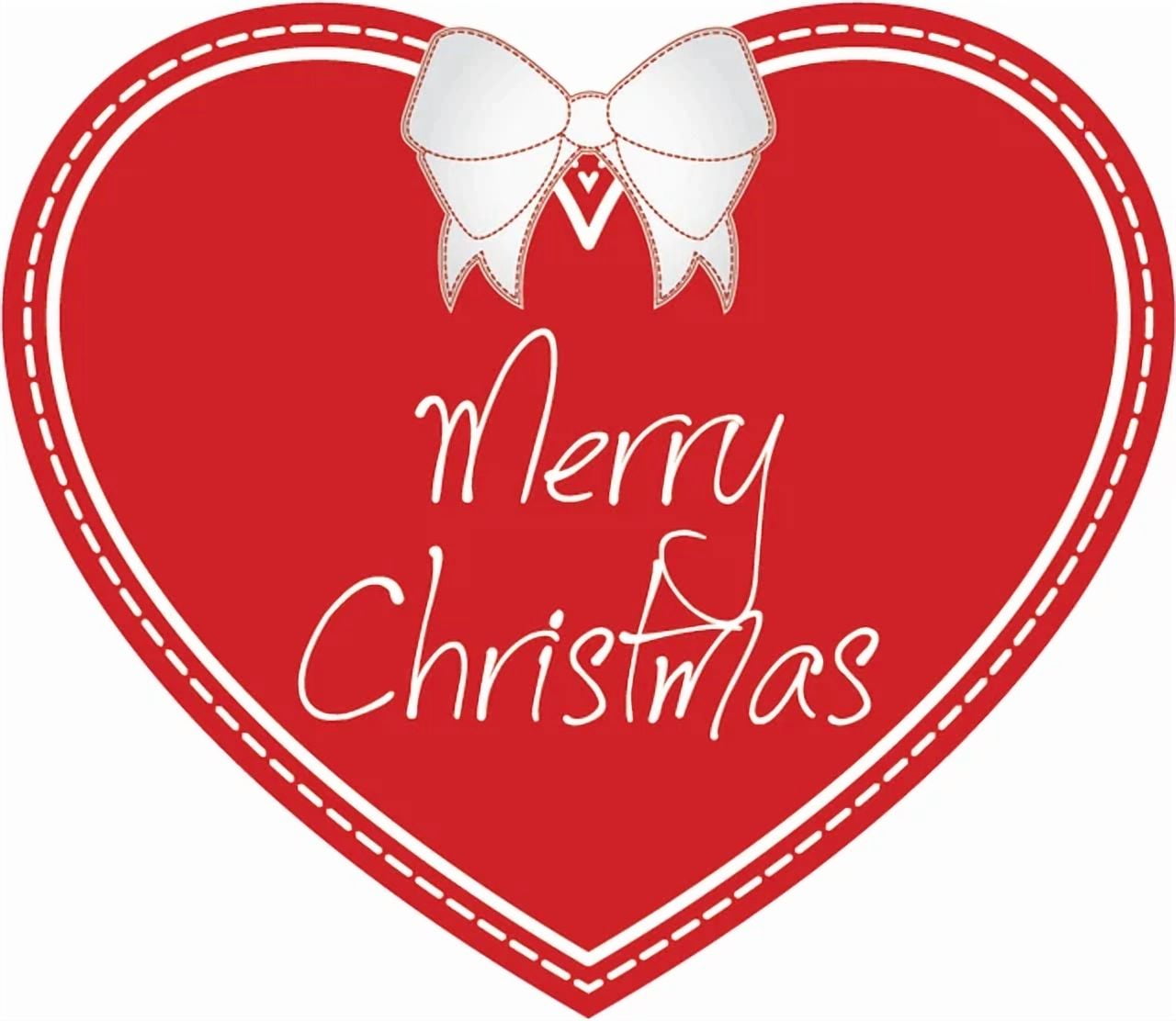 DOPASTICKER Merry Chri.Stm.As Heart Car Sticker Phone Water Bottle ...