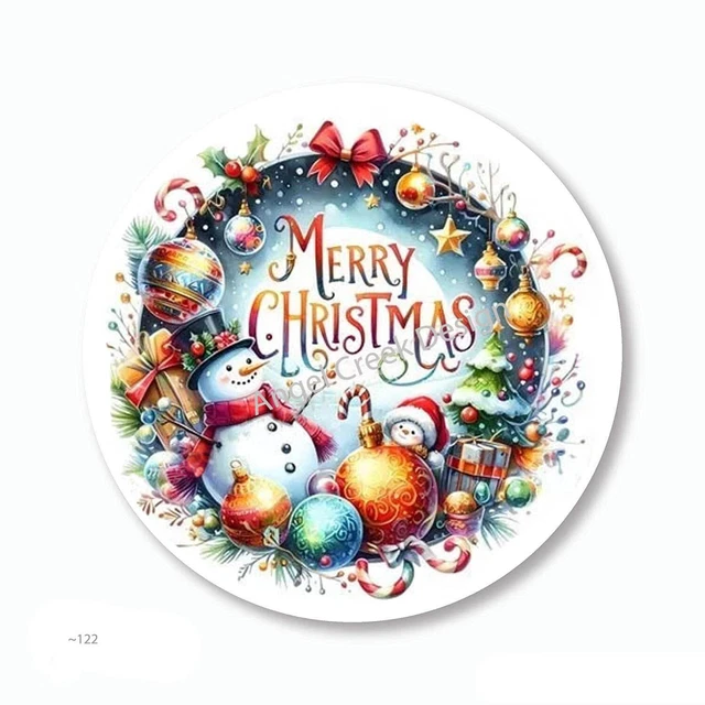 DOPASTICKER Merry Chri.Stm.As Snowmen Holiday Scrapbook Stickers Phone ...