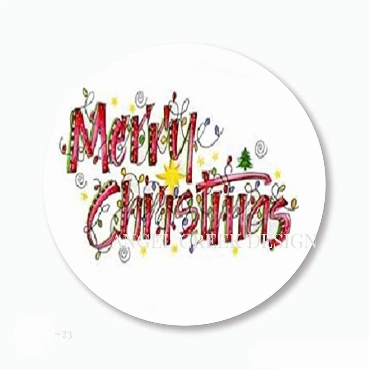DOPASTICKER Merry Chri.Stm.As Stickers Holiday Lights Scrapbook ...