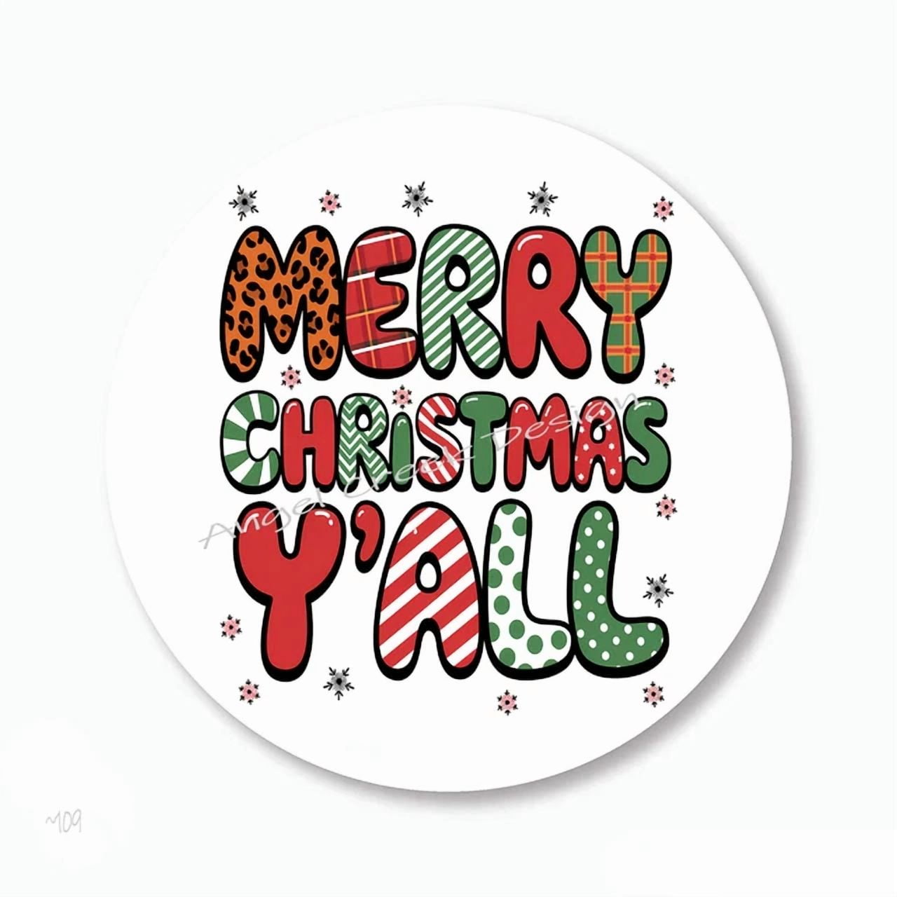 DOPASTICKER Merry Chri.Stm.As Y'All Holiday Scrapbook Stickers Phone ...