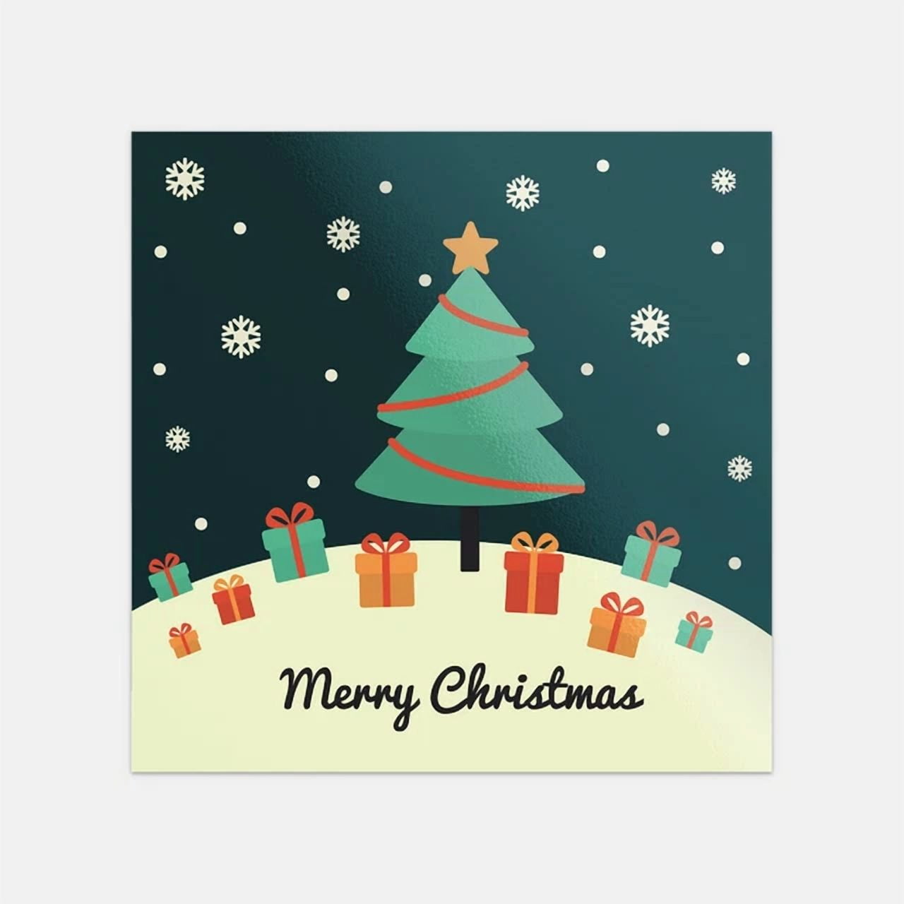 DOPASTICKER Merry Chris.Tmas Gifts Sticker Decal Phone Decal Water ...