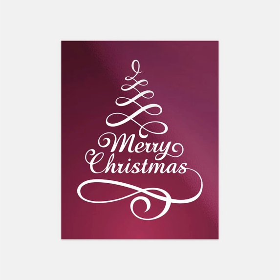DOPASTICKER Merry Chris.Tmass Tree Sticker Decal Phone Decal Water ...